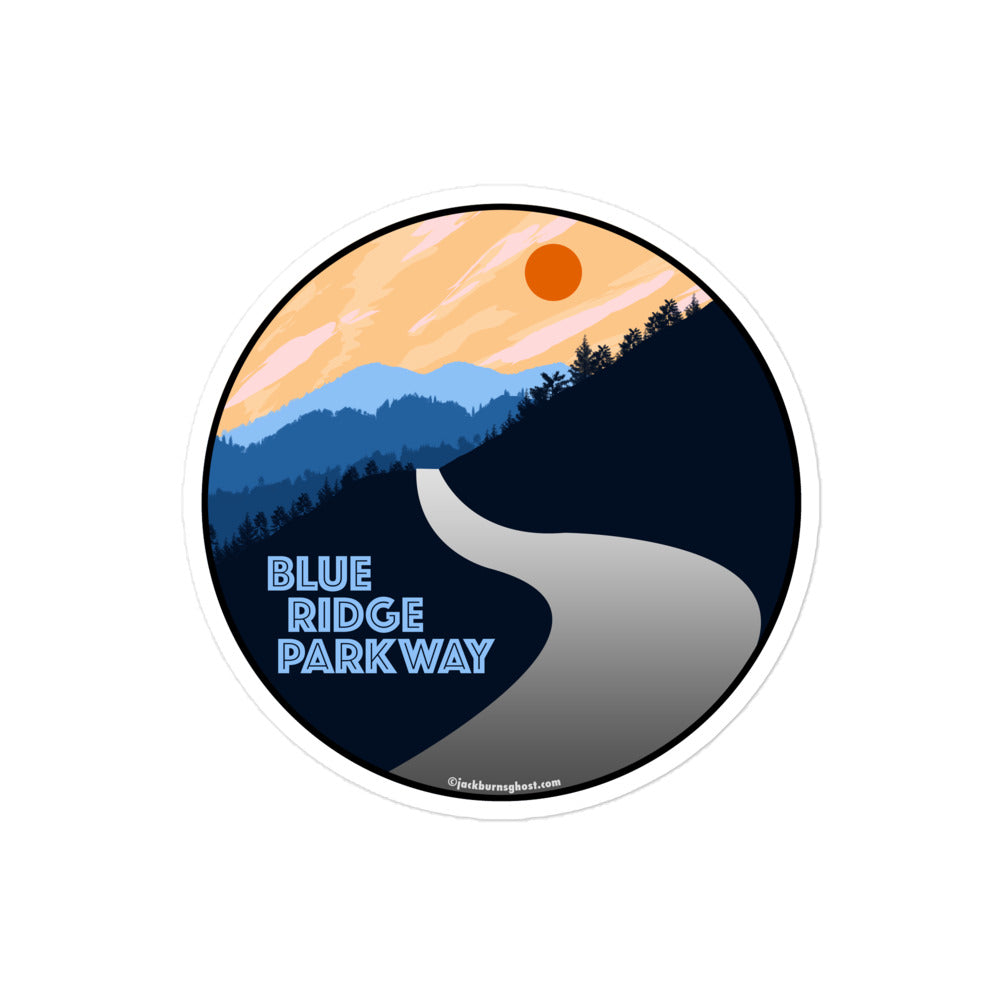 Blue Ridge Parkway Sticker – River and Ridge