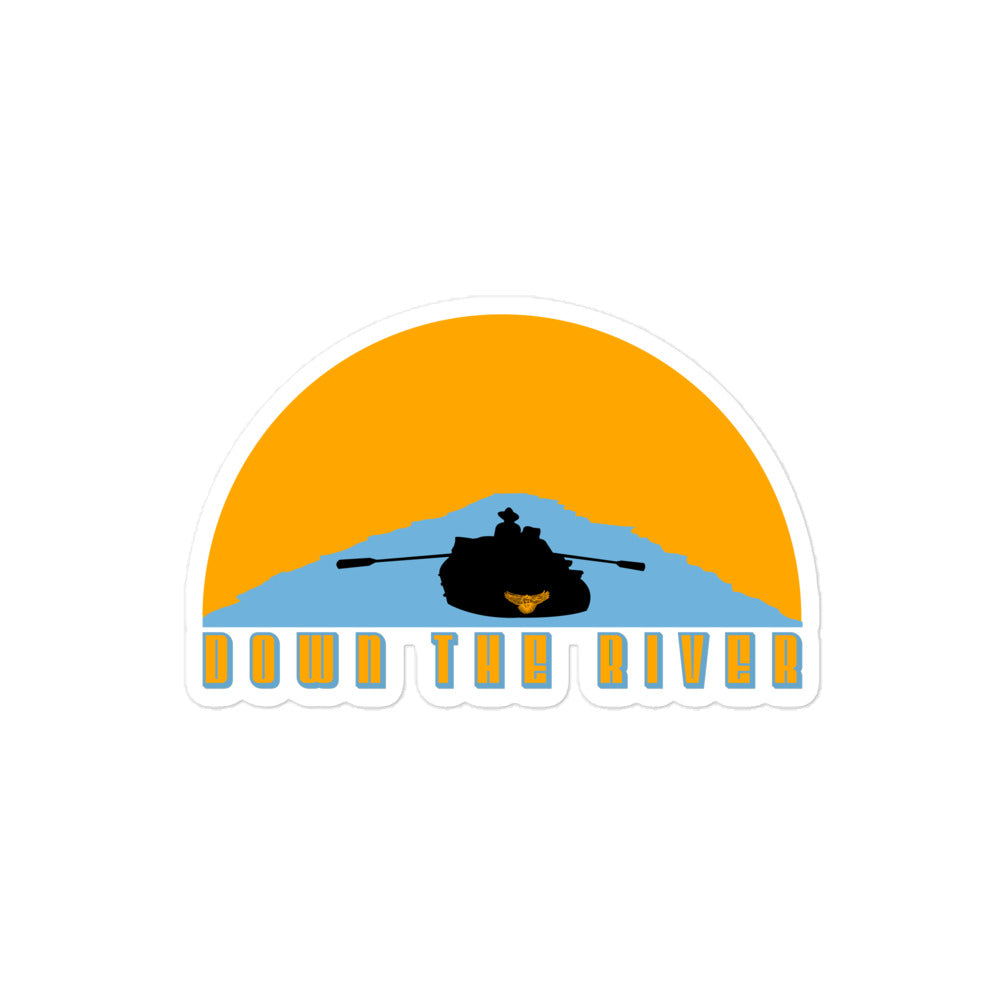 Down The River Rafting Sticker – River and Ridge